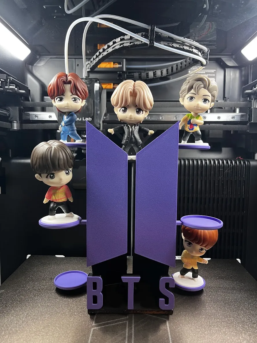 BTS STAND - Free 3D Print Model - MakerWorld