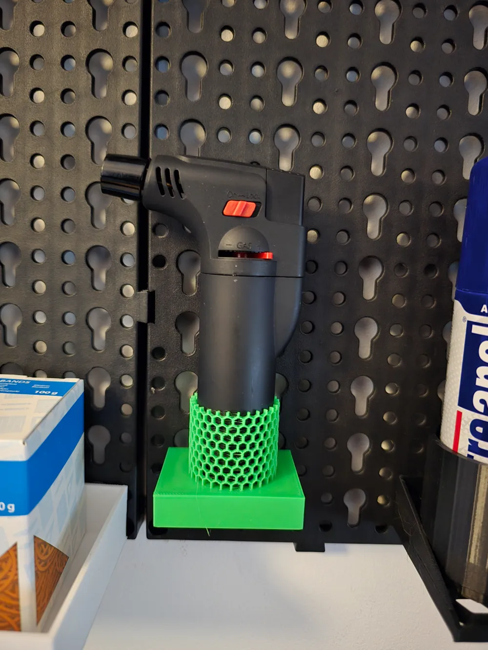 Torch Holder for Pegboard Parkside/Lidl by nerz - MakerWorld