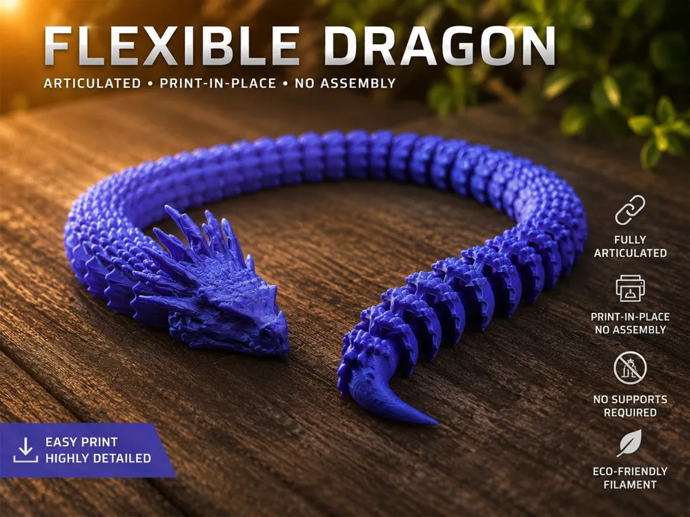 Gelenkdrachen-Basilisk – Kostenloses 3D-Druckmodell – MakerWorld