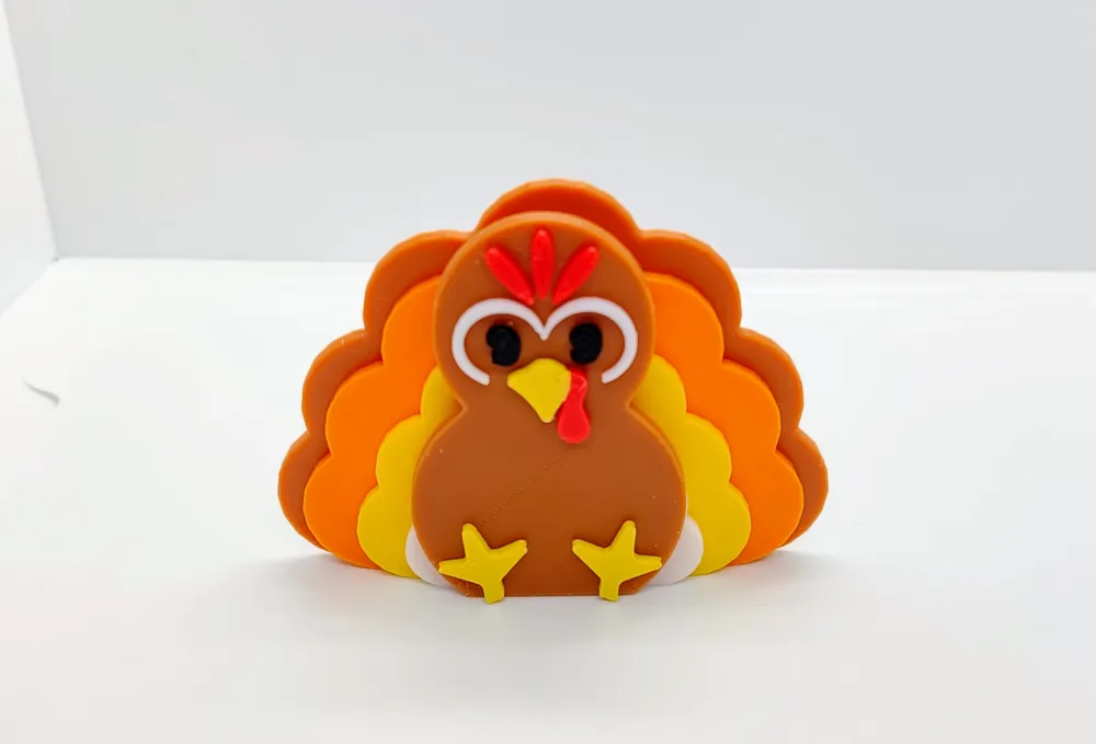 Thanksgiving Turkey - Free 3D Print Model - MakerWorld
