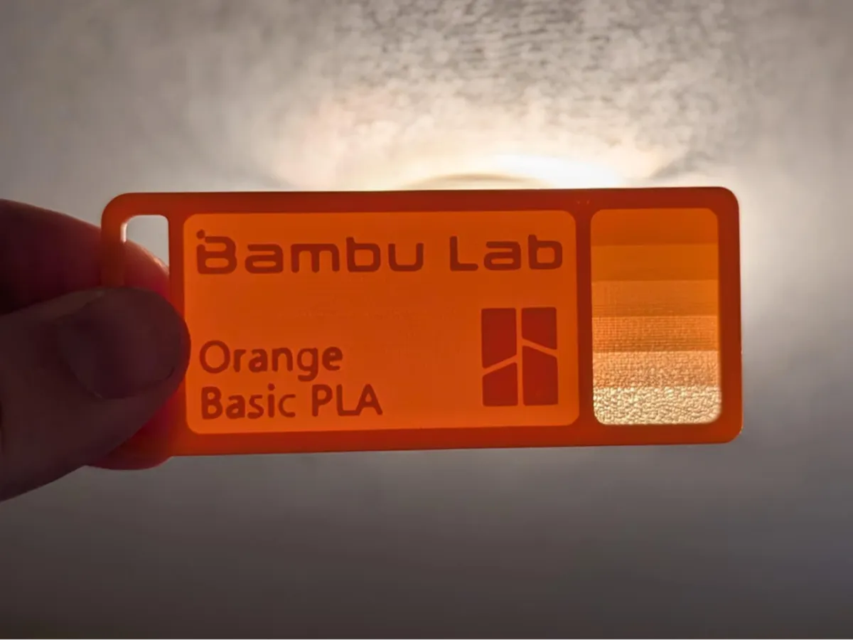 Bambu PLA Basic Filament Sample Cards - Free 3D Print Model - MakerWorld