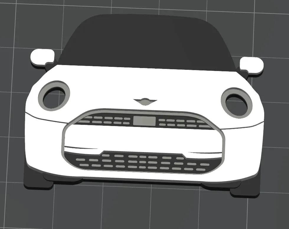 Mini Cooper IV (2023) keychain - Free 3D Print Model - MakerWorld