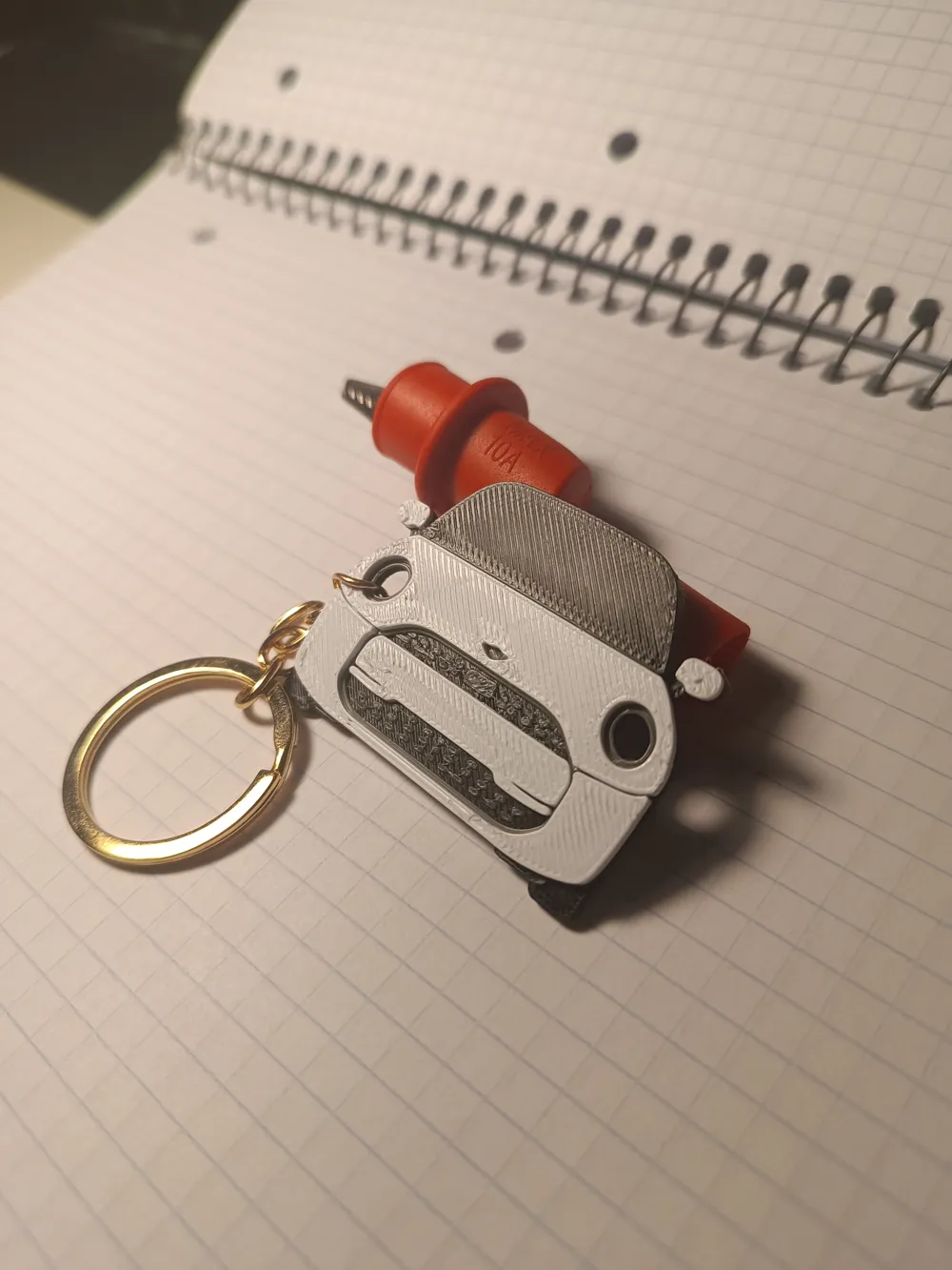Mini Cooper IV (2023) keychain - Free 3D Print Model - MakerWorld