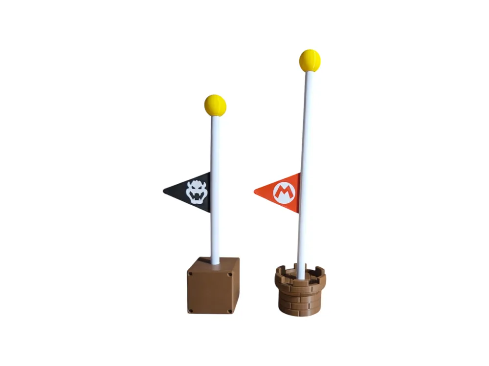 Drapeau Super Mario par RoaryLabs MakerWorld : Téléchargez des Modèles ...