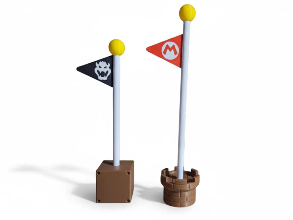 Super Mario flag - Free 3D Print Model - MakerWorld