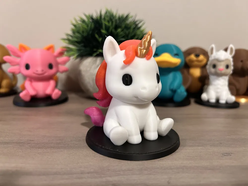 Unicorn Desk Pal - Free 3D Print Model - MakerWorld