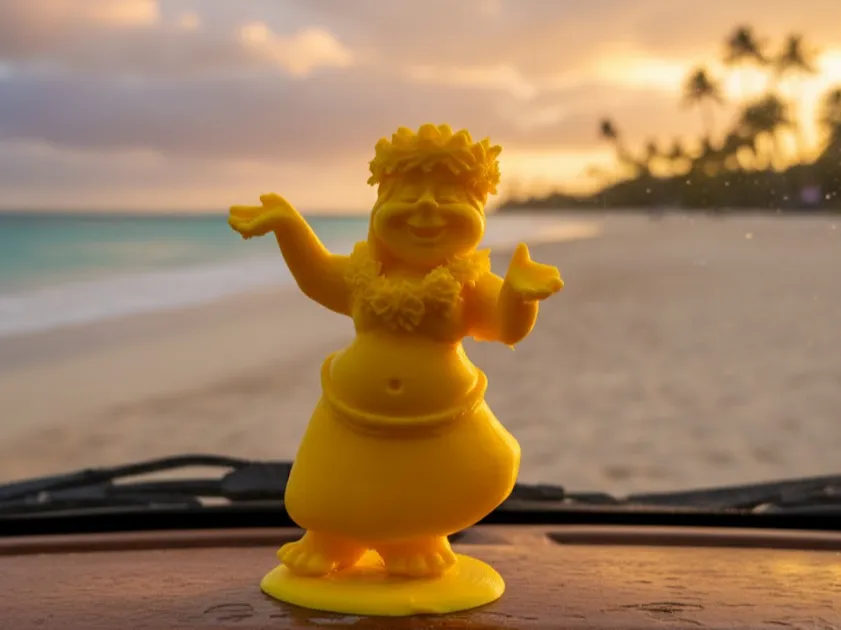 Hula Girl - Free 3D Print Model - MakerWorld