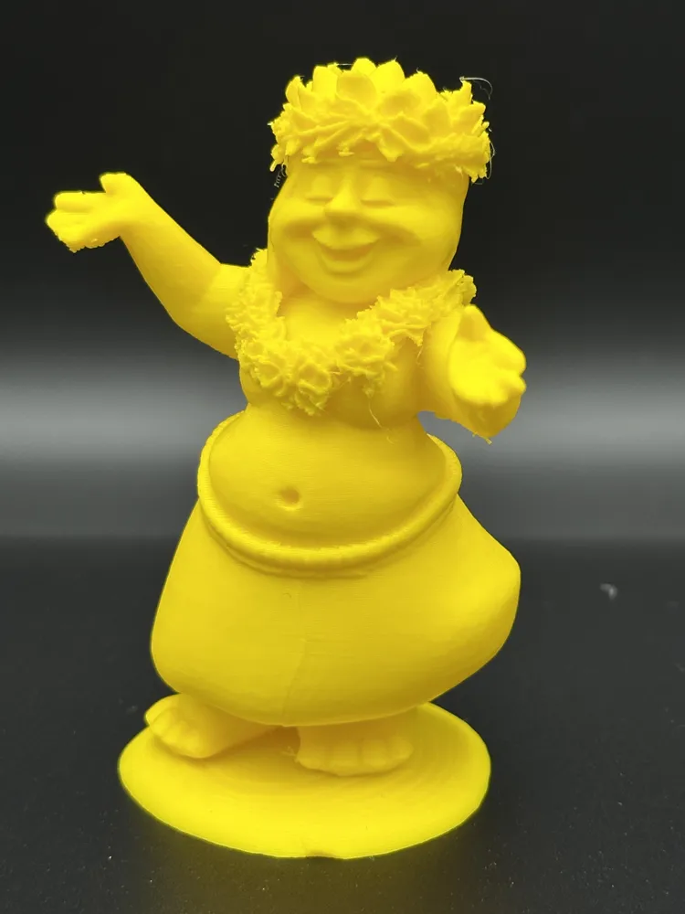 Hula Girl - Free 3D Print Model - MakerWorld