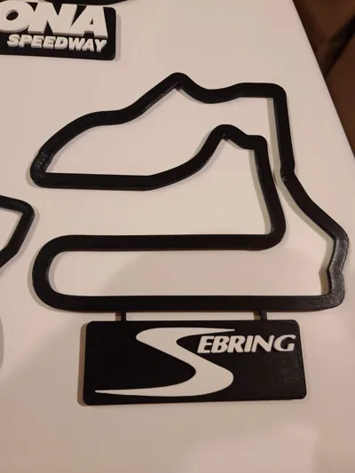 Mount Panorama Track Map with Nameplate Wall Art by dakjones82 - MakerWorld