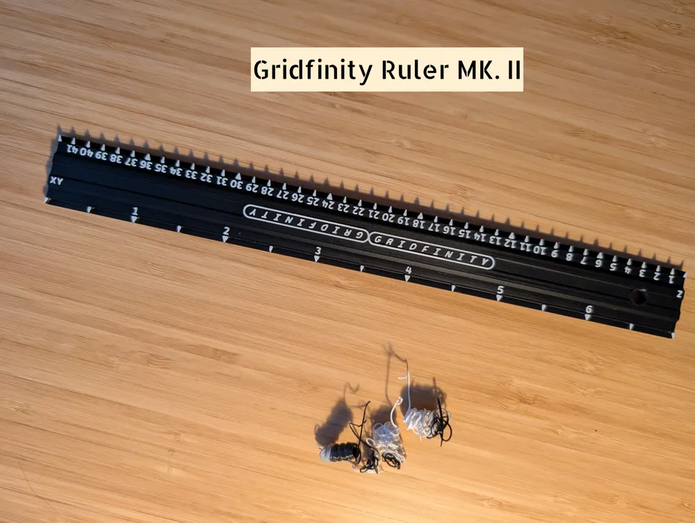 Gridfinity Ruler MKII [7 Unit Length] by engineering by coincidence ...