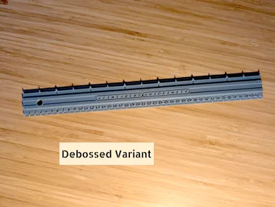 Gridfinity Ruler MKII [7 Unit Length] by engineering by coincidence ...