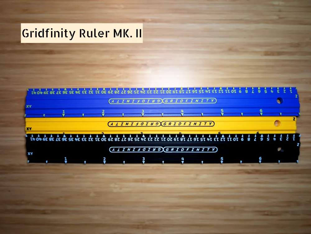 Gridfinity Ruler MKII [7 Unit Length] by engineering by coincidence ...