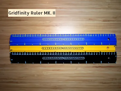 Gridfinity Ruler MKII [7 Unit Length] by engineering by coincidence ...