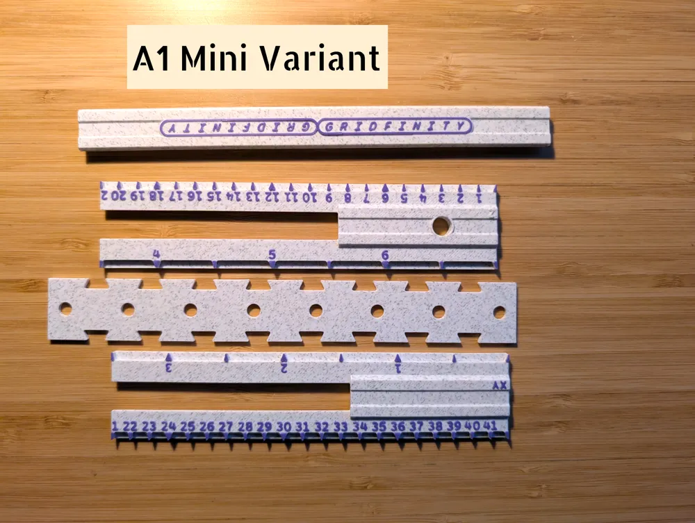 Gridfinity Ruler MKII [7 Unit Length] by engineering by coincidence ...