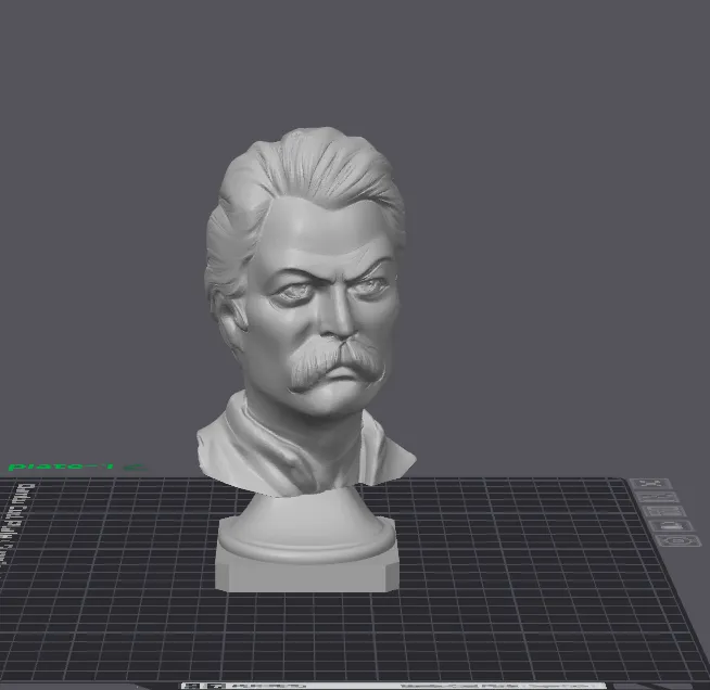 Ron Swanson Bust by 3D Printing Guy MakerWorld: Download Free 3D Models