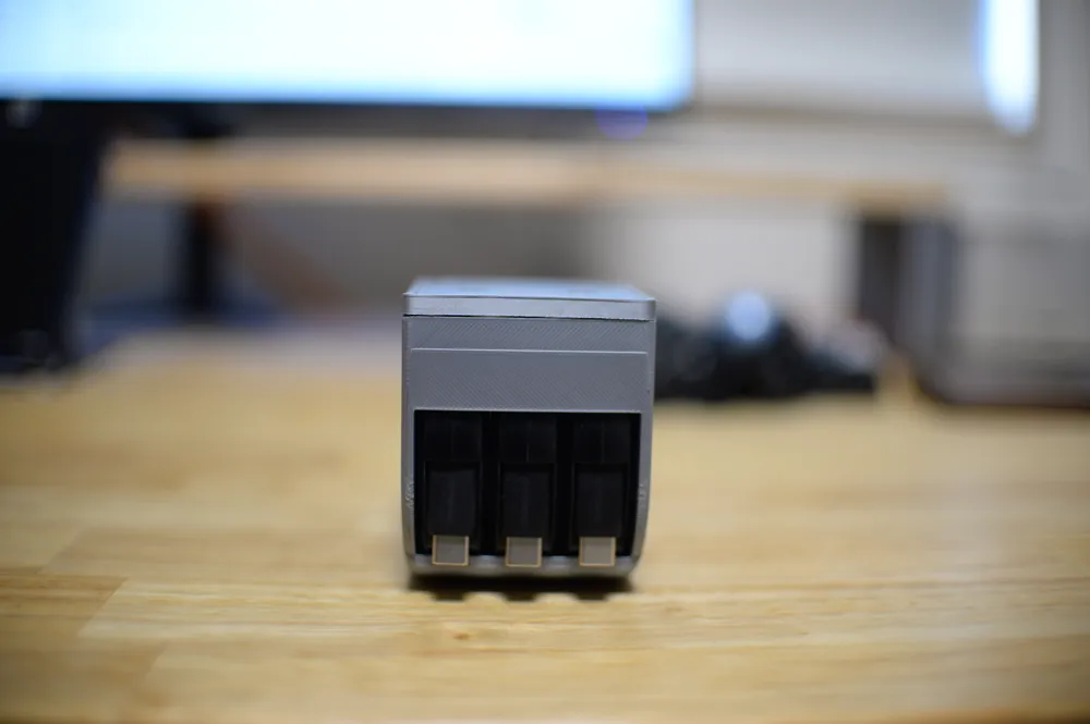 Owltech Katamaki Under-Desk Triple Holder - Free 3D Print Model ...