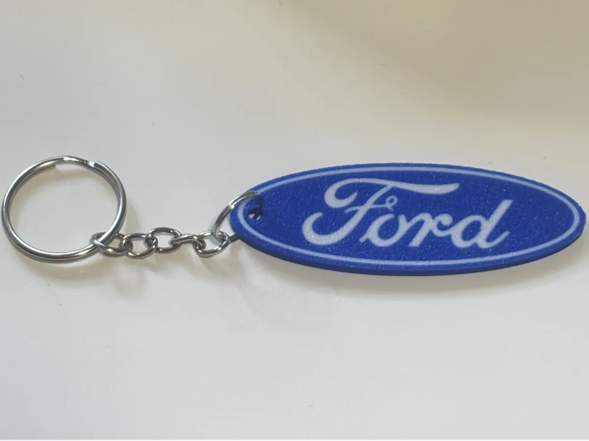 Ford Keychain - Free 3D Print Model - MakerWorld