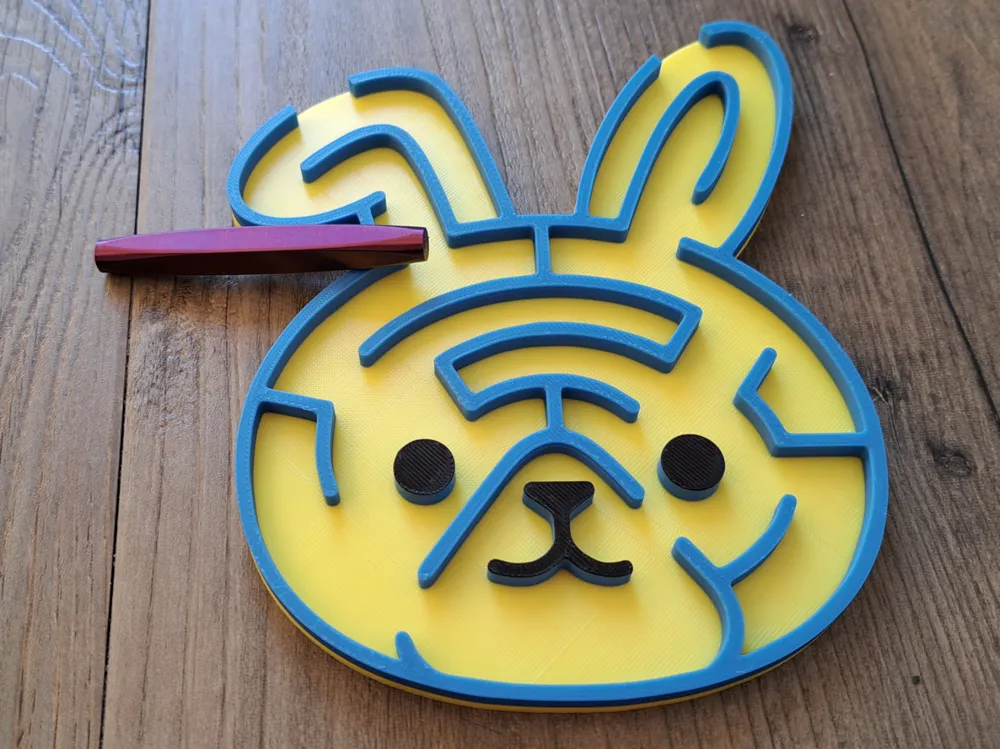 Cute rabbit bunny maze labyrinth game puzzle by creachick3d - MakerWorld