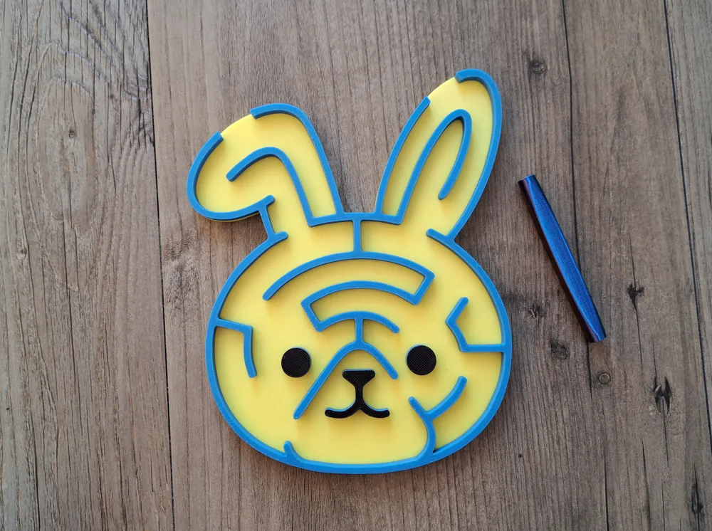 Cute Rabbit Maze Labyrinth Game Puzzle By Creachick3d Makerworld