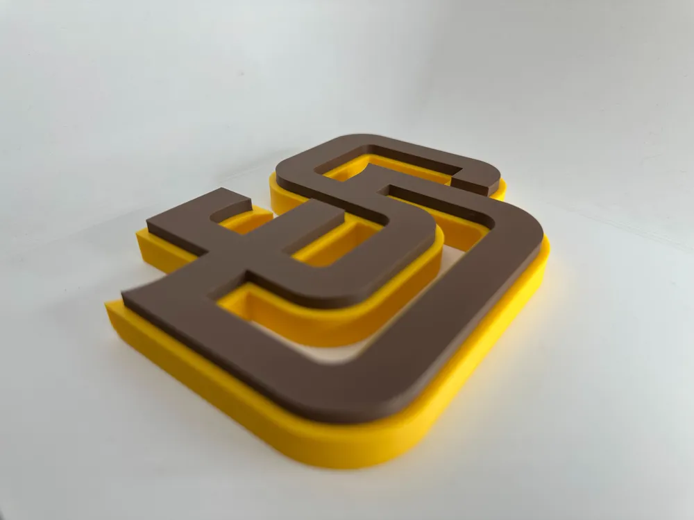 San Diego Padres Logo 2020 - Free 3D Print Model - MakerWorld