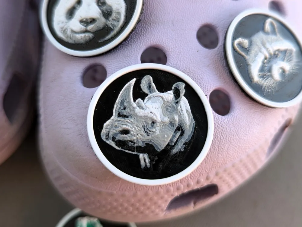 Animal Croc Charms - Filament Painting Style by MinerJ - MakerWorld