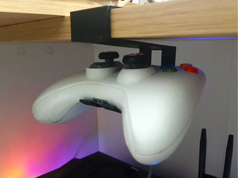 Xbox Controller Under Desk Holder/Hanger by ceyc MakerWorld: Download ...