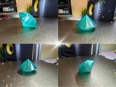 diamond 3d print model download - MakerWorld