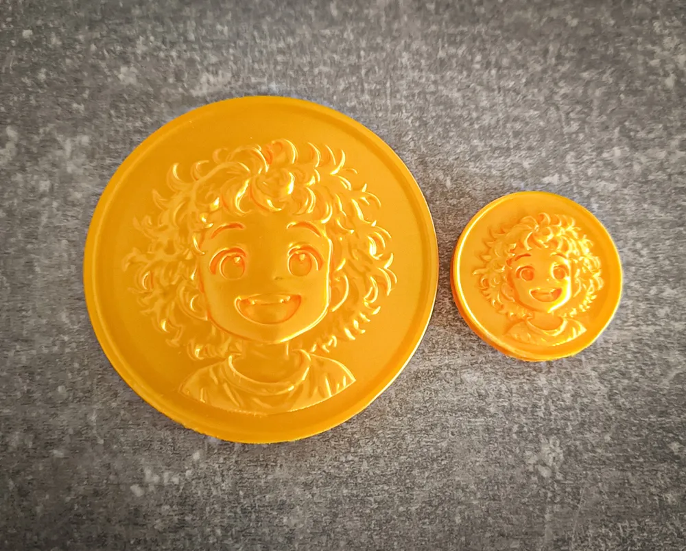 'Sweet Giggle' Medal by besnia_darvar - MakerWorld