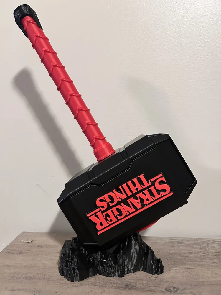 Stranger Things LOGO for Thor's Hammer by K3DPrint MakerWorld: Download ...