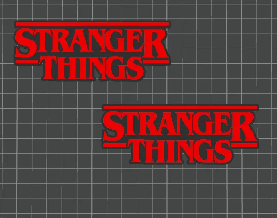 Stranger Things LOGO for Thor's Hammer - Free 3D Print Model - MakerWorld