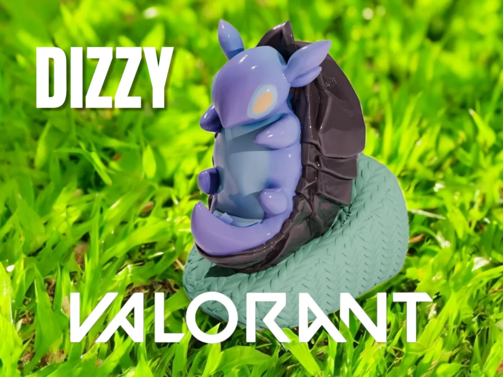 Dizzy from Valorant-Gekko by Tuki MakerWorld: Download Free 3D Models