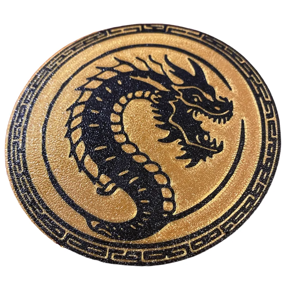 Dragon coaster by dashmik - MakerWorld