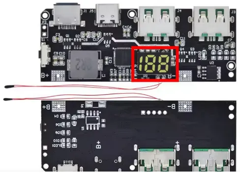 Power Bank Module: 4 x 21700 Li-ion Cells, 22.5W, 1S4P Configuration by ...