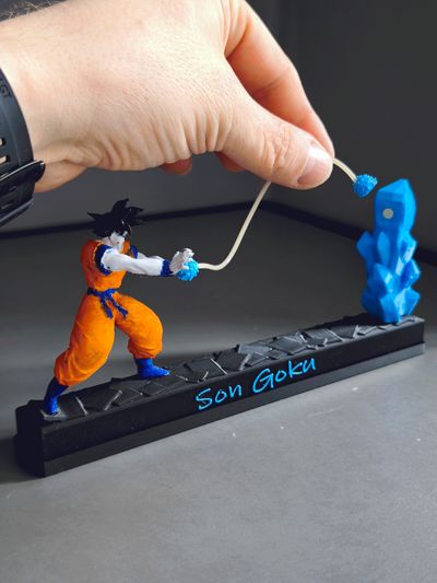Dragon Ball Lamp – Son Goku Energy Aura DIY Light by Aleksandr ...