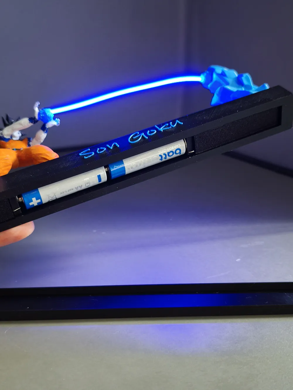 Dragon Ball Lamp – Son Goku Energy Aura DIY Light - Free 3D Print Model ...