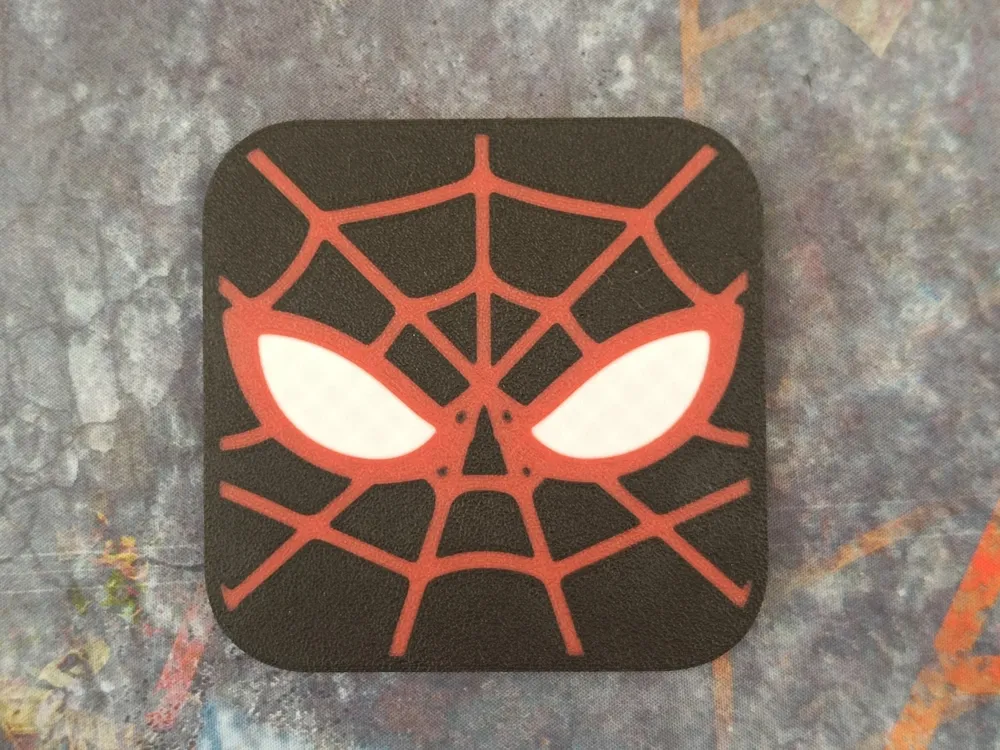 Spider-Man Spiderverse Heroes Inspired Coaster Set - Free 3D Print ...