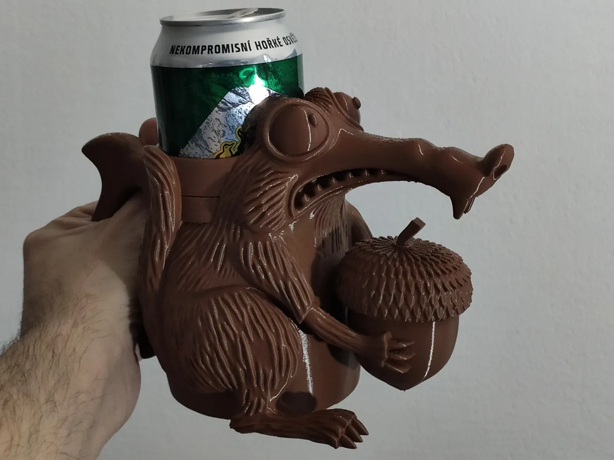 Scrat (esquilo dente-de-sabre) - Suporte para Lata por RUMcajz ...