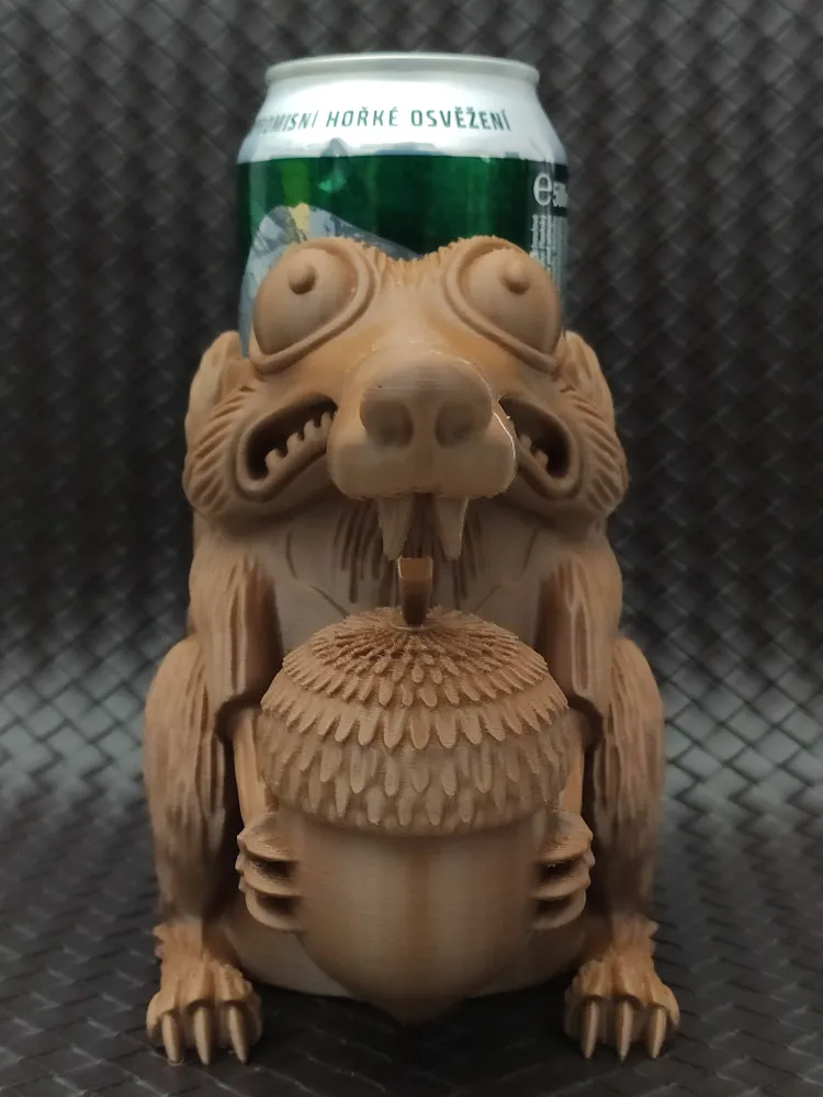 Scrat (ardilla dientes de sable) - Soporte para Latas - Modelo de ...