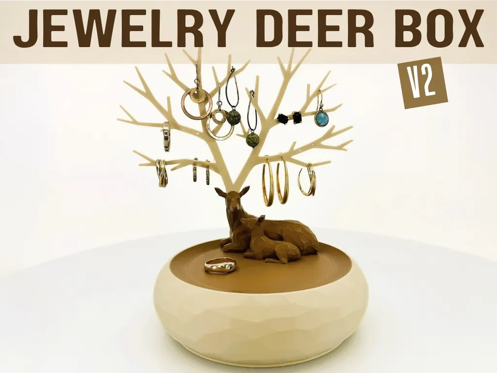 Schmuck Hirsch Box V2 von SofieTh MakerWorld: Kostenlose 3D-Modelle ...