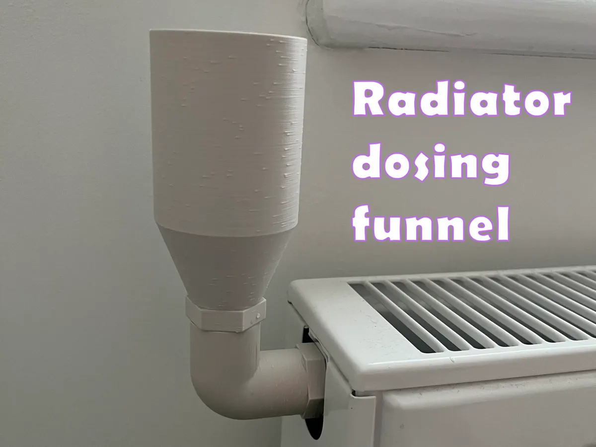 Radiator dosing funnel - Free 3D Print Model - MakerWorld