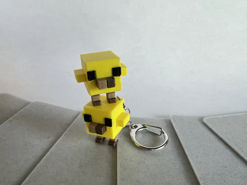 Minecraft Baby Chicken - Free 3D Print Model - MakerWorld
