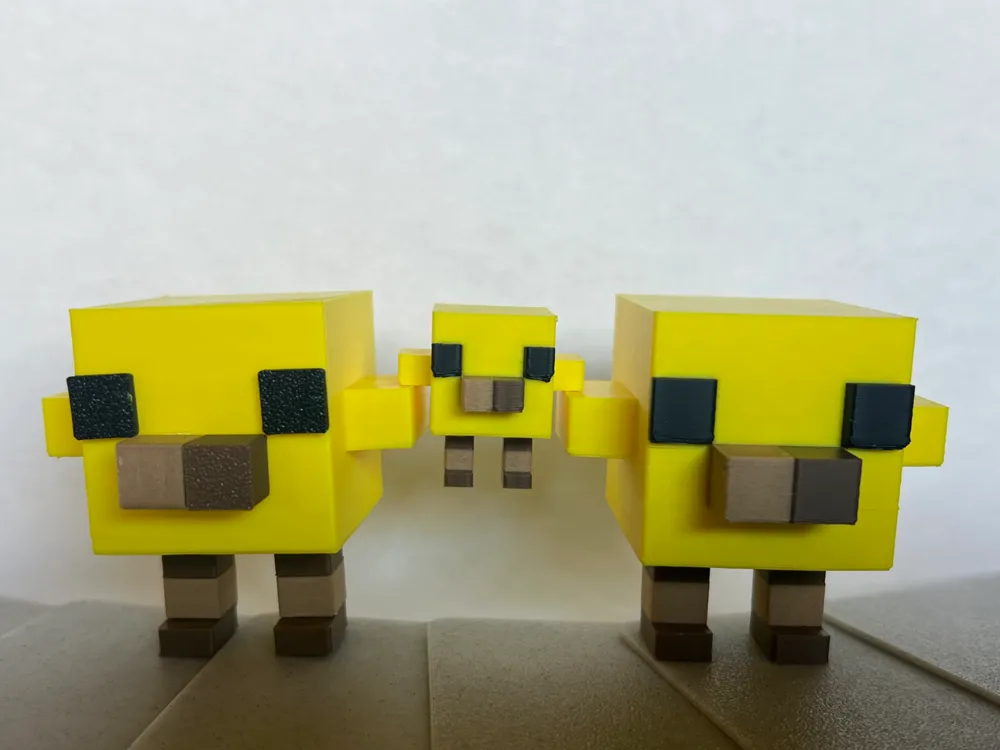Minecraft Baby Chicken - Free 3D Print Model - MakerWorld
