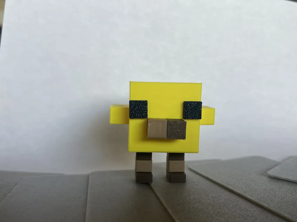 Minecraft Baby Chicken - Free 3D Print Model - MakerWorld