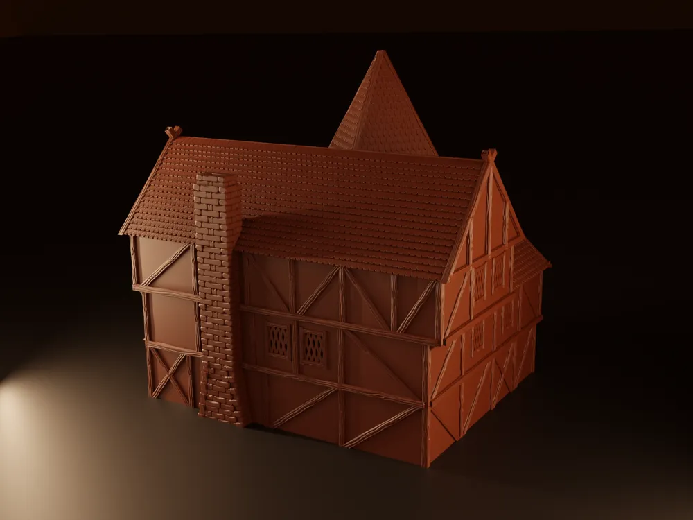 Huge Fantasy Tavern / Inn - DND terrain by everythingDND - MakerWorld