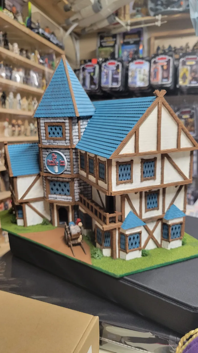Huge Fantasy Tavern / Inn - DND terrain by everythingDND - MakerWorld