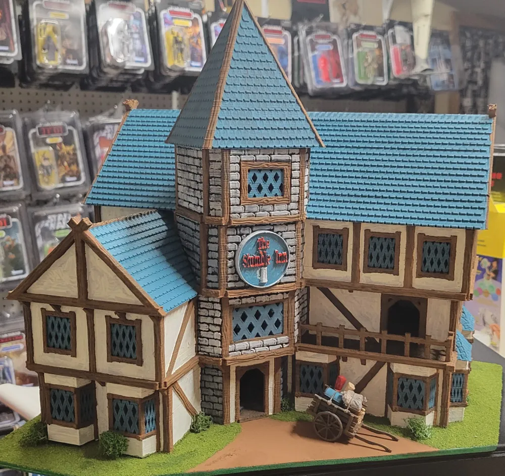 Huge Fantasy Tavern / Inn - DND terrain by everythingDND MakerWorld ...
