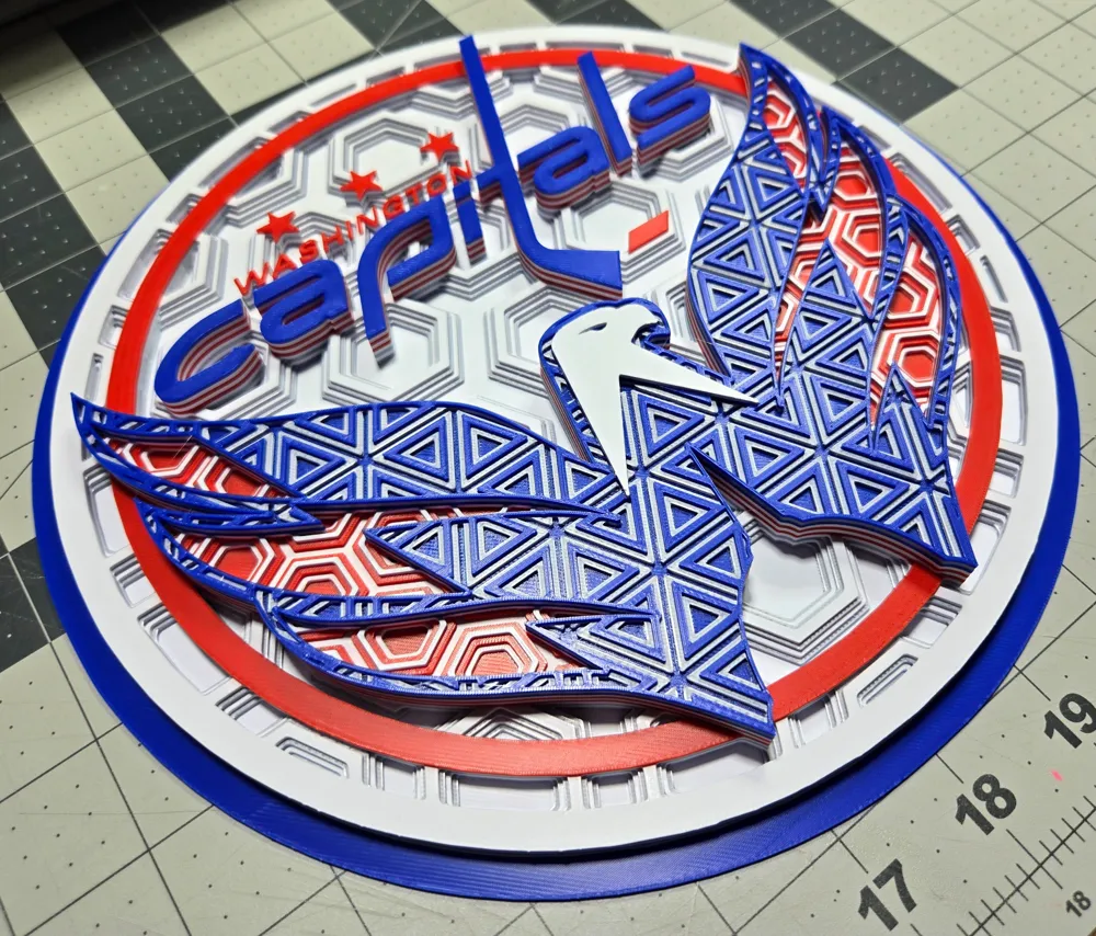Washington Capitals Dimensional Mosaic by Richie Rich Richie ...