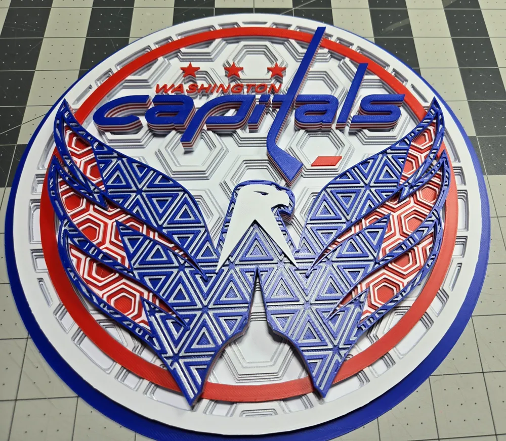 Washington Capitals Dimensional Mosaic by Richie Rich Richie Rich ...