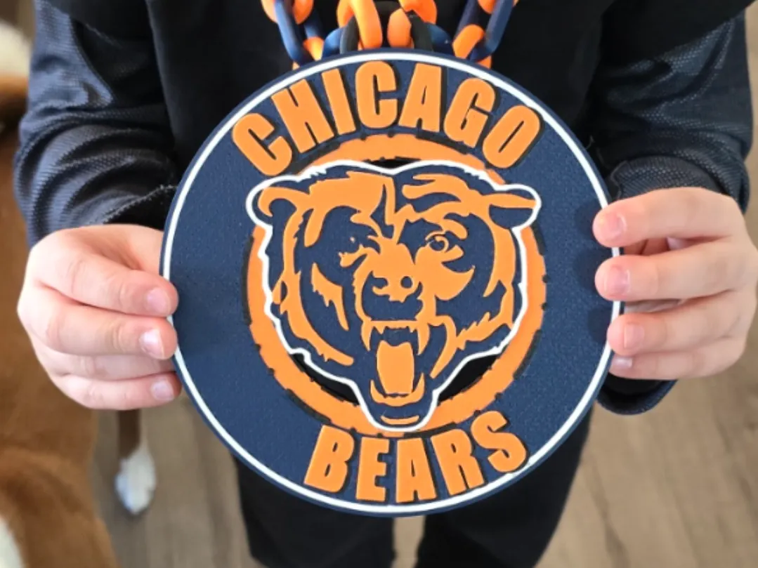 Chicago Bears Kette – Kostenloses 3D-Druckmodell – MakerWorld