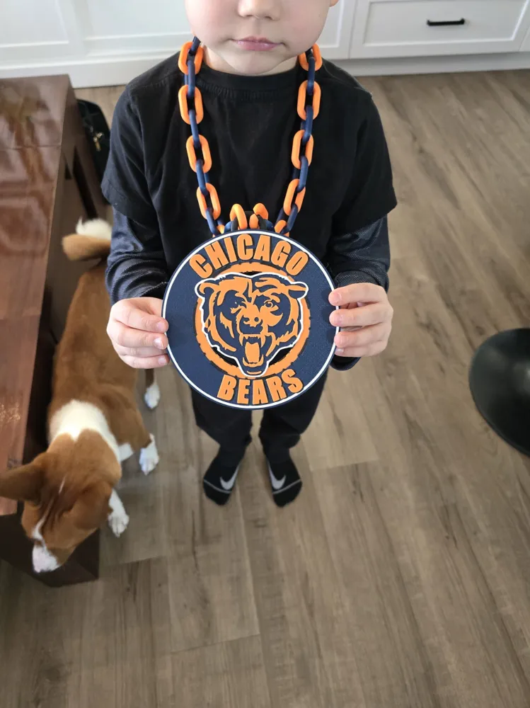 Chicago Bears Kette – Kostenloses 3D-Druckmodell – MakerWorld